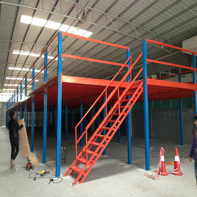 Powder coating warehouse storage racking system mezzanine flooring rack ...