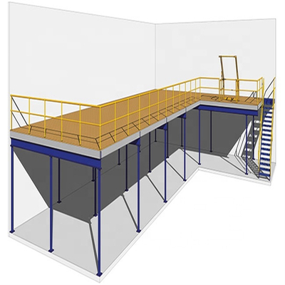 Multi Level Steel Mezzanine and Steel Platform Floor Rack System - Buy ...