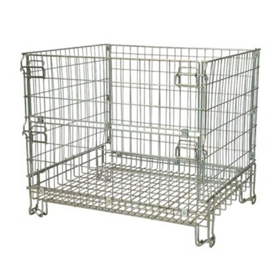 Warehouse Collapsible Wire Mesh Cage For Logistic Equipment - Buy ...