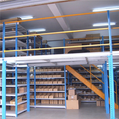 High Performance Metal Adjustable Mezzanine Floor Rack On Platform ...