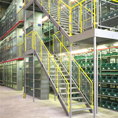 Selective Customized Multi-level Steel Mezzanine Rack For Warehouse ...