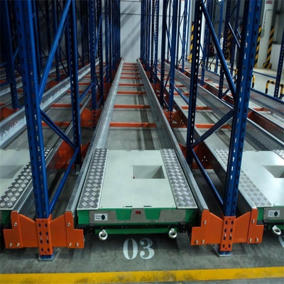 Automated warehouse racking system Radio shuttle rack with pallet ...