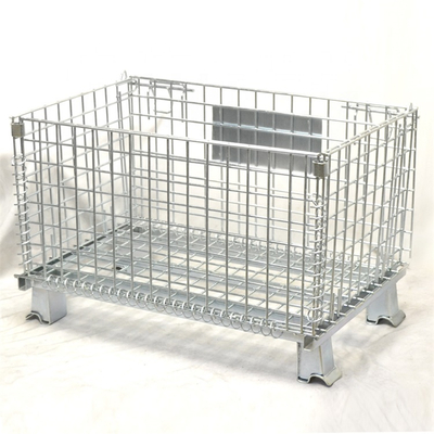 Industrial Cargo Storage Equipment Heavy Duty Steel Wire Mesh Container ...